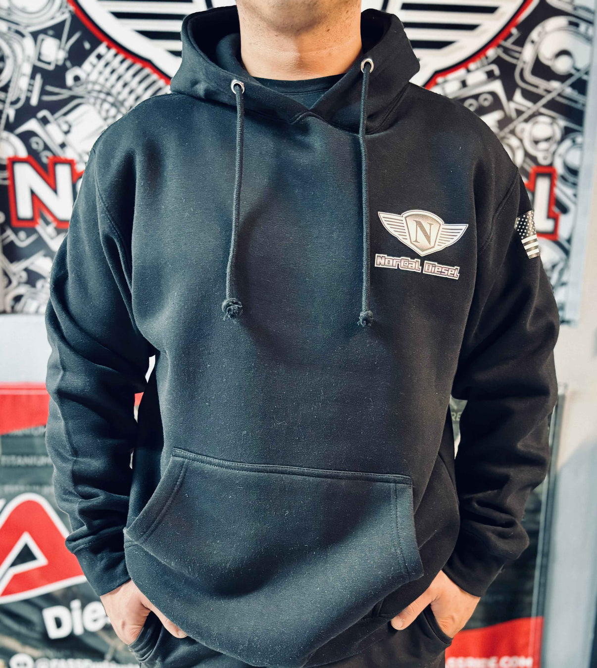 NORCAL DIESEL BLACK HOODIE – Norcal Diesel